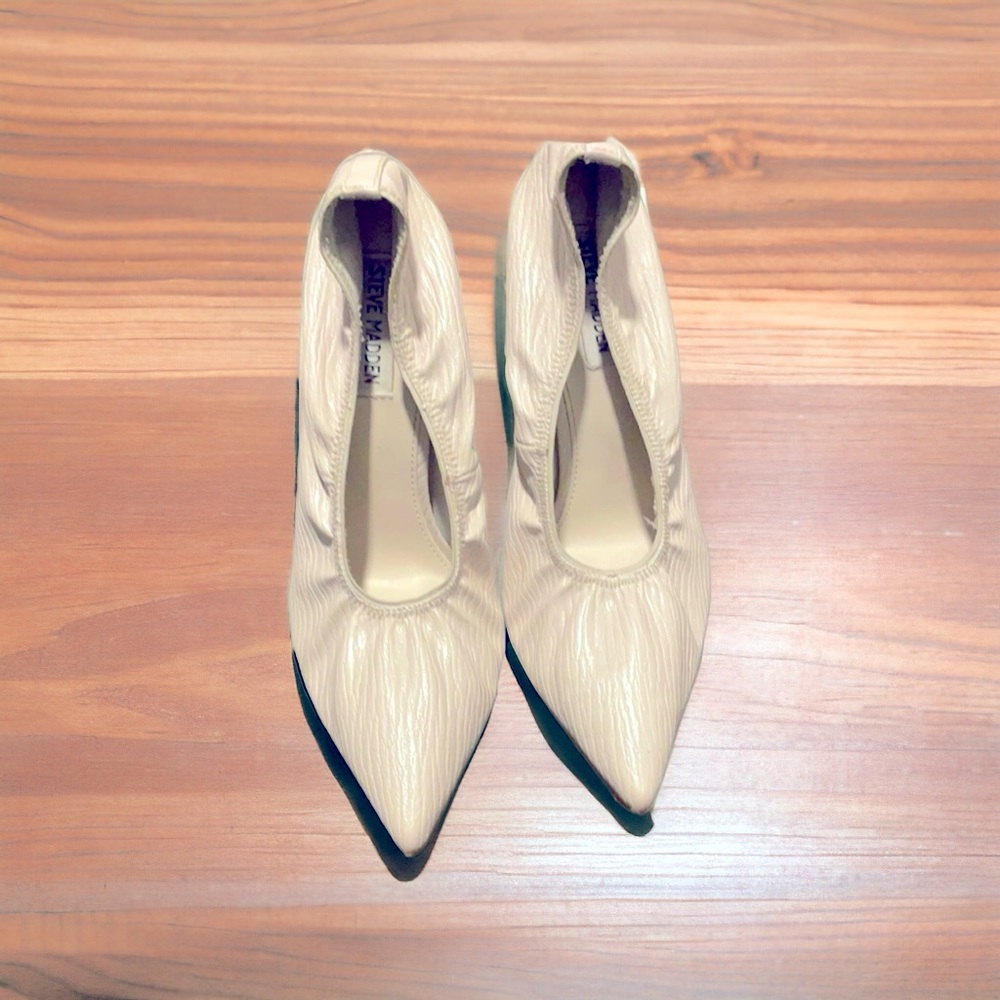 Steve Madden Woman High Heels Reese Bone Color 8.5 - Gem